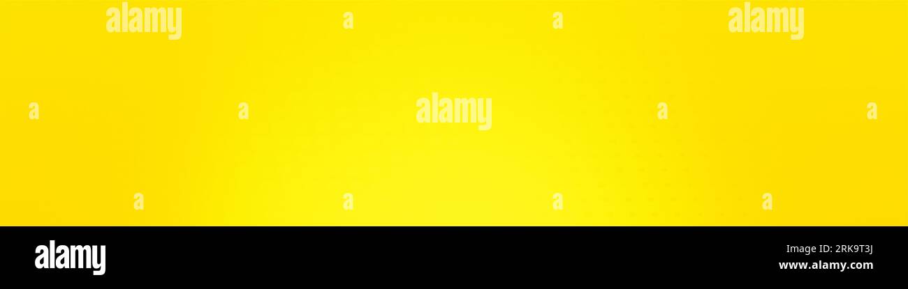 Yellow gradient plain panorama background illustration. Backdrop ...