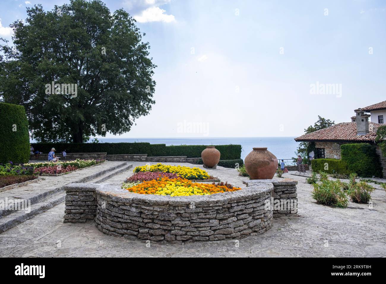 Balchik, Bulgaria - August 22, 2023. Botanical Garden in Balchik ...