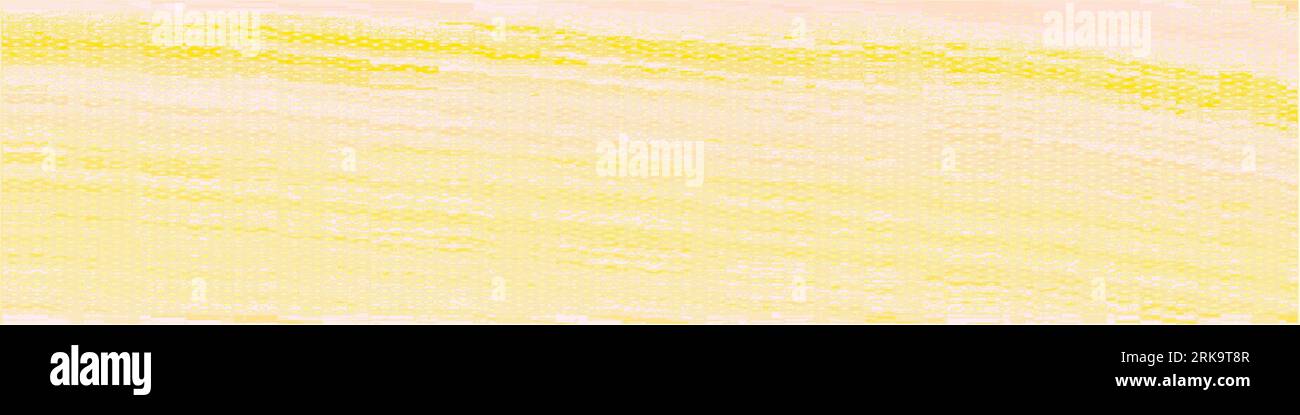Yellow textured plain panorama background illustration. Backdrop ...