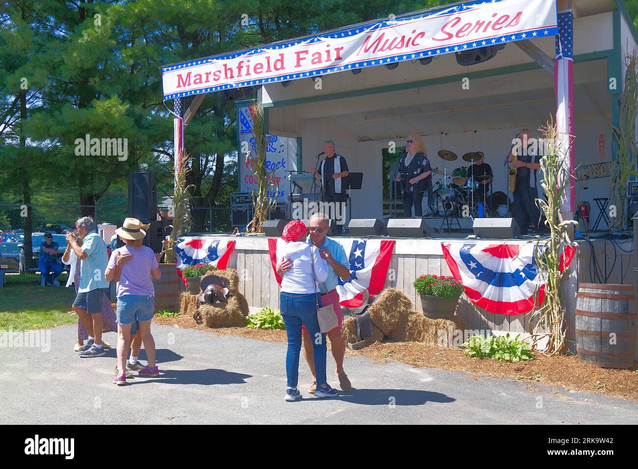 Dancing at the Marshfield Fair. Marshfield, Massachusetts, USA Stock ...