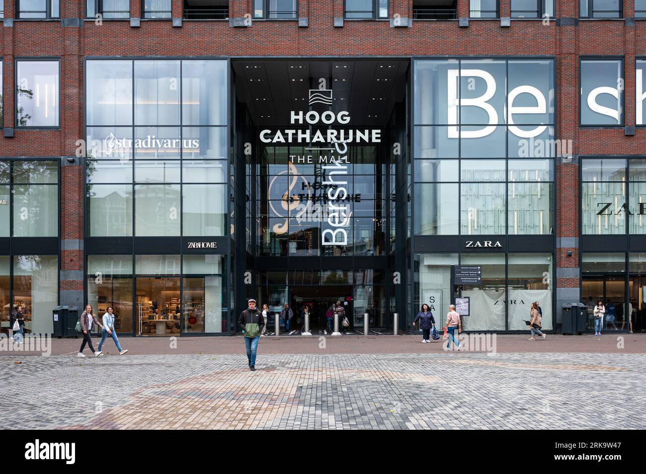 Utrecht, The Netherlands, July 10, 2023 - Entrance and facade of the ...