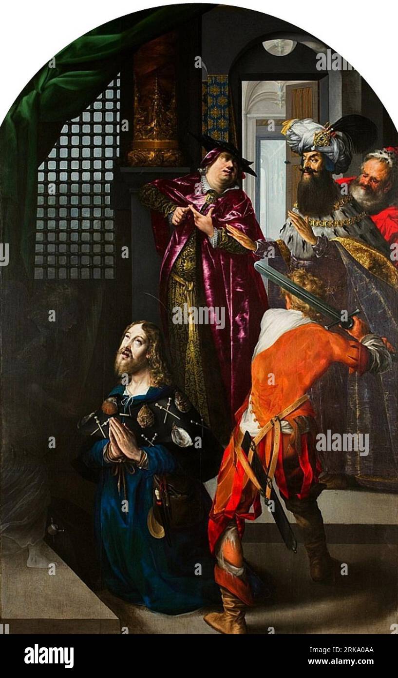 Beheading of Saint James the Greater. 1640 by Bartlomiej Strobel Stock ...