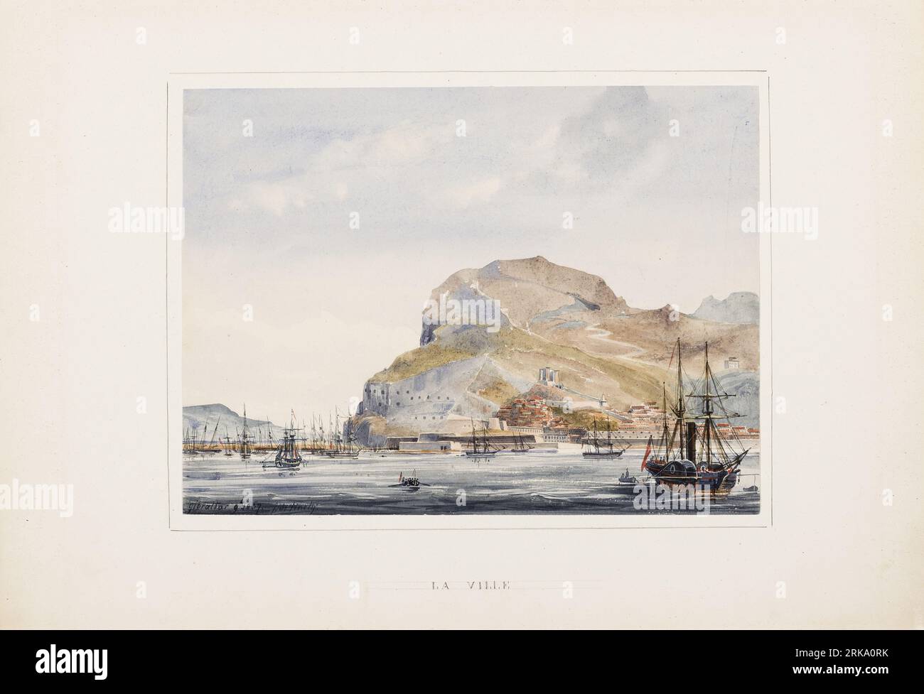 La ville 1837 by Jules Marie Vincent de Sinety Stock Photo - Alamy
