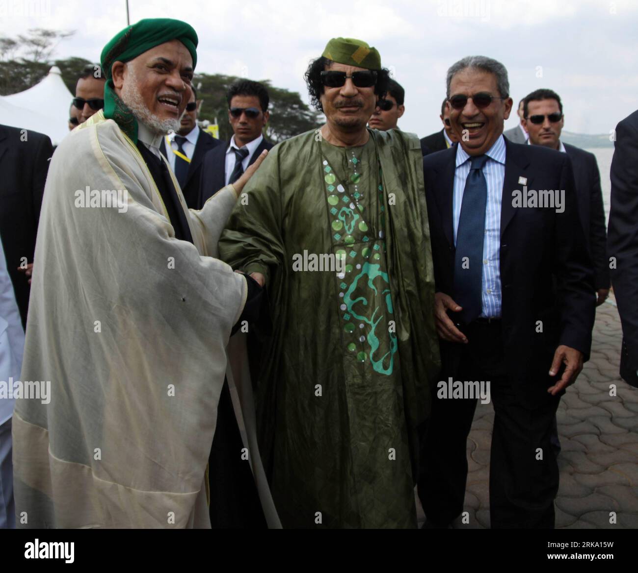 Gaddafi african summit hi-res stock photography and images - Alamy
