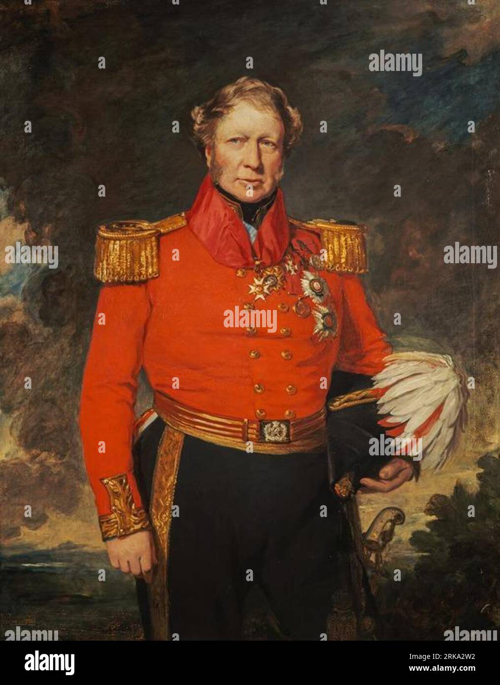 General Sir James Macdonell, 1781 - 1857. Soldier between circa 1830 ...