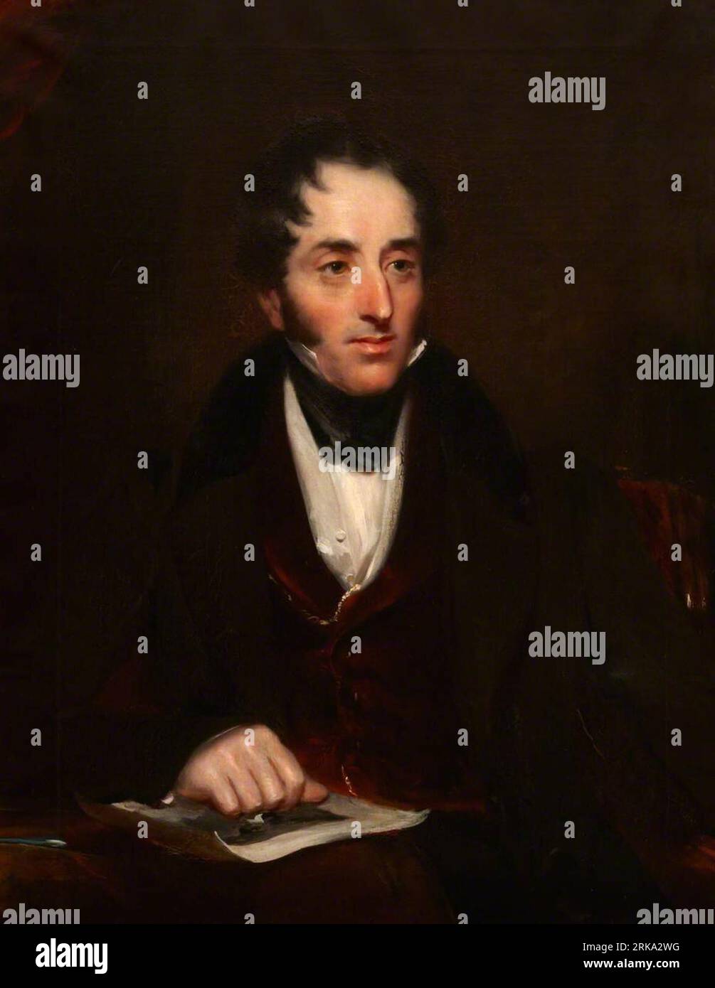 Edward Southwell Ward, 3rd Viscount Bangor (1790-1837) between circa ...