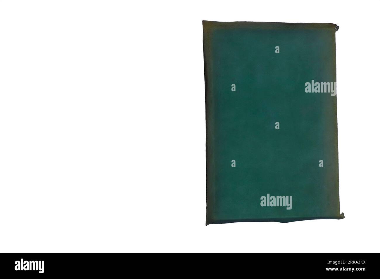 Old books: A dark green Victorian calf book binding. A soft cover ...