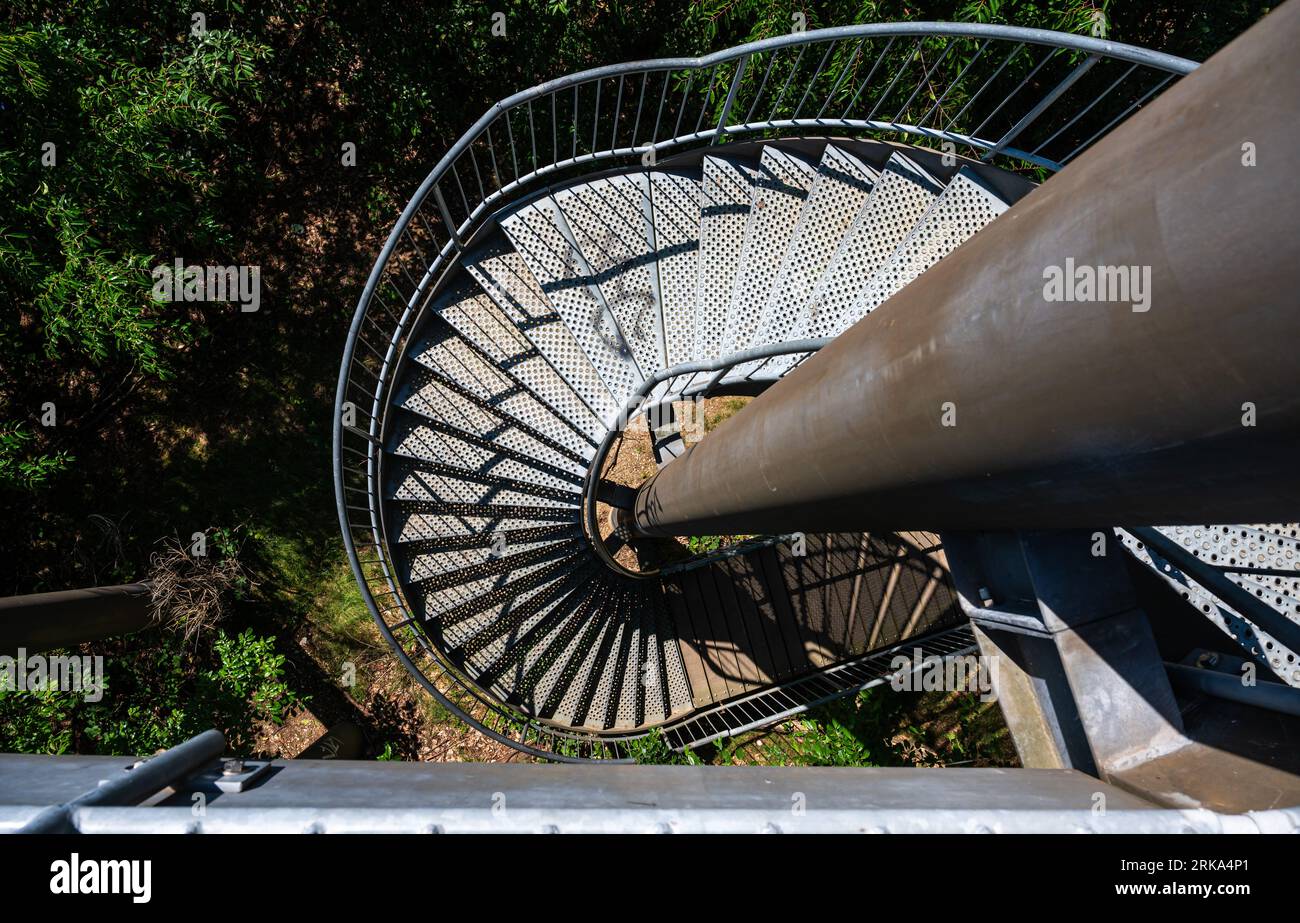 Arnhem, Gelderland, the Netherlands, July 12, 2023 - High angle view ...