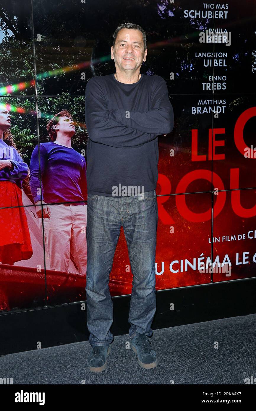 Paris, France. 24th Aug, 2023. Christian Petzold attends 'Le Ciel Rouge ...