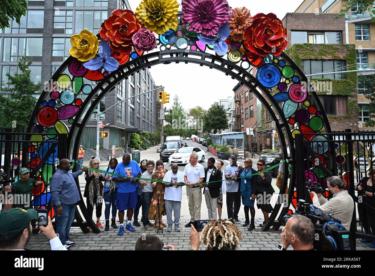 Photo by: NDZ/STAR MAX/IPx 2023 8/24/23 Community leaders and family ...