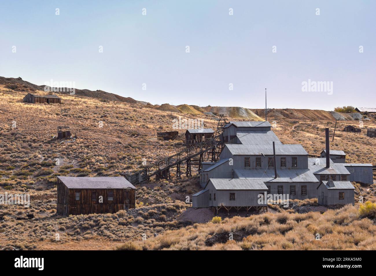 The ghost town of Bodie, California, USA, is a landmark visited by ...