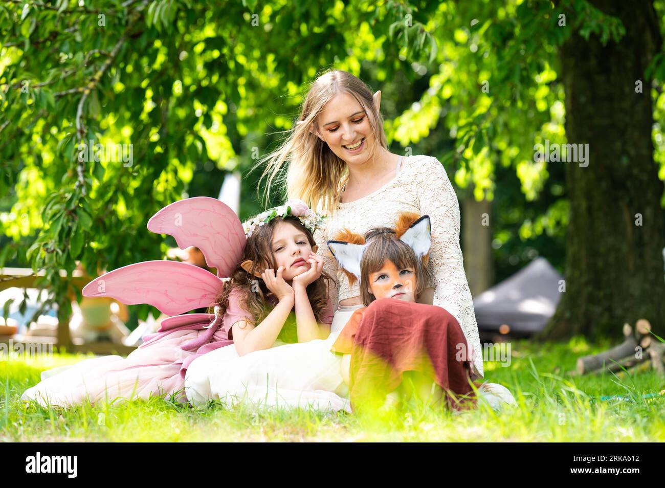 Ghent, East Flanders, Belgium - August 14, 2023 - Family shoot in the ...