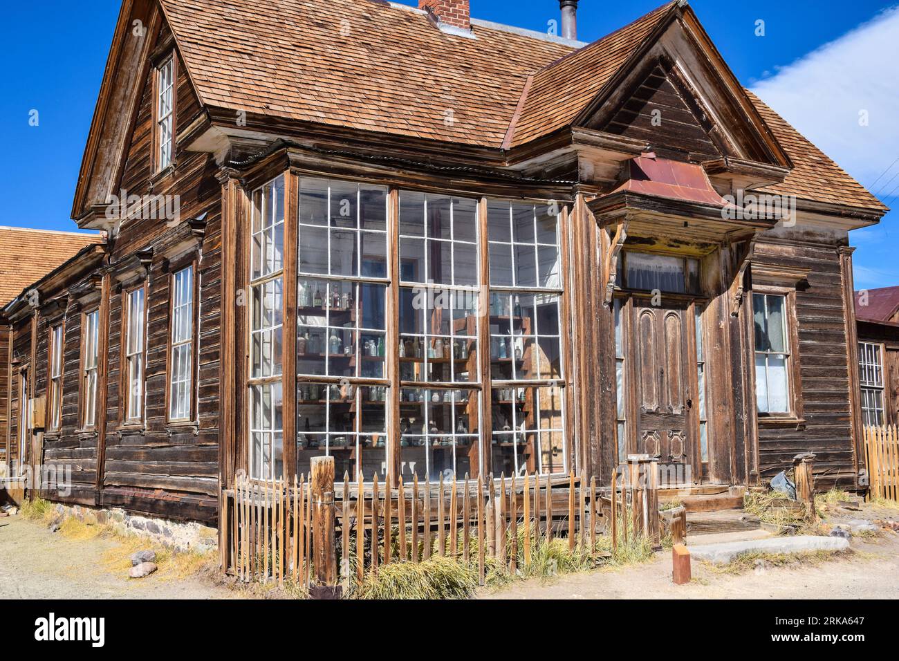 The ghost town of Bodie, California, USA, is a landmark visited by ...