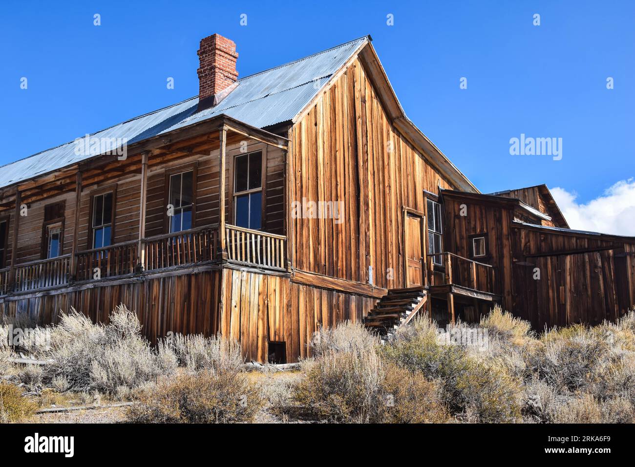 The ghost town of Bodie, California, USA, is a landmark visited by ...