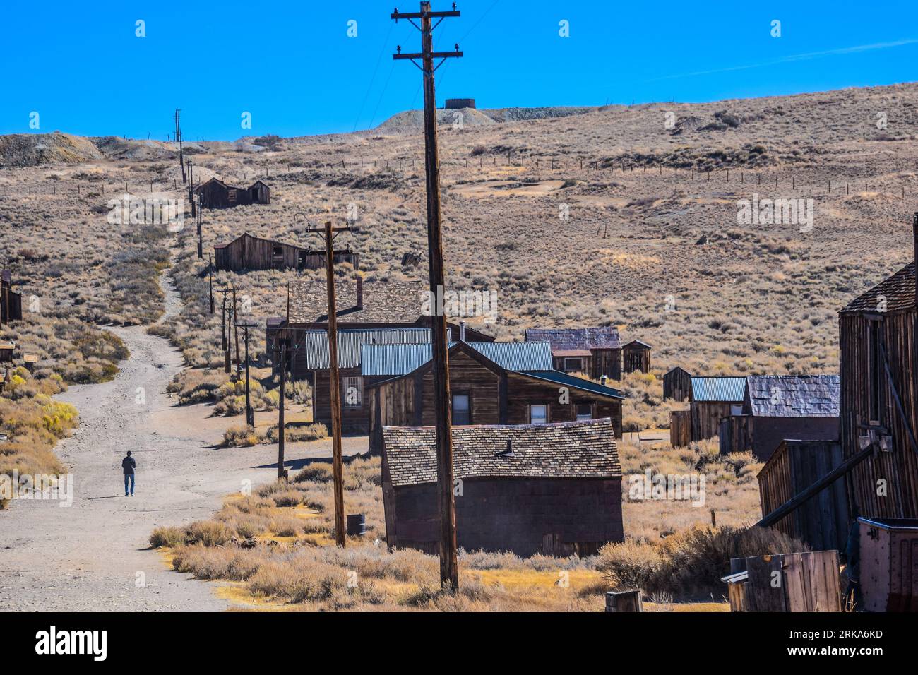 The ghost town of Bodie, California, USA, is a landmark visited by ...