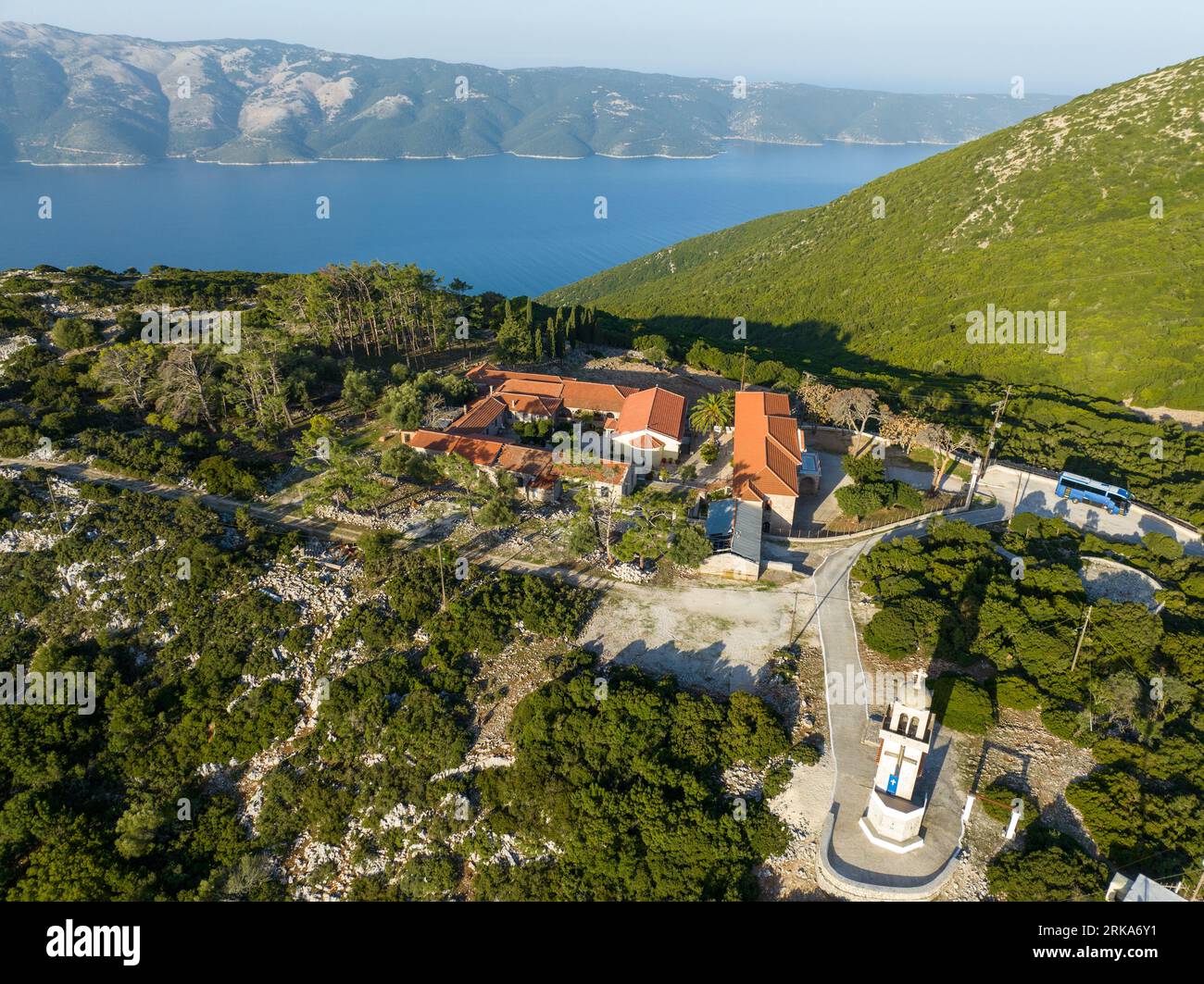 Kathara Monastery, Ithaca, Greece Stock Photo - Alamy