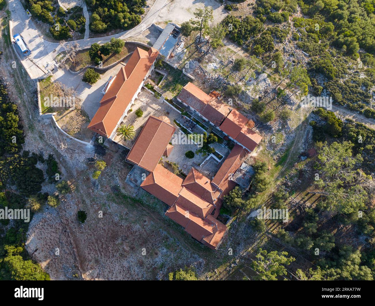 Katharon monastery ithaka hi-res stock photography and images - Alamy