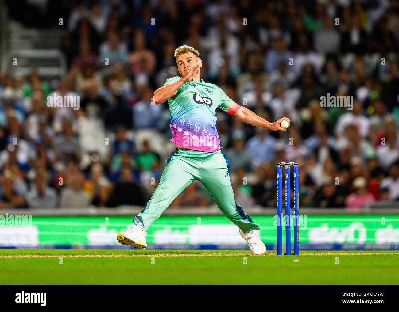 LONDON, UNITED KINGDOM. 15 August, 23. Sam Curran of Oval Invincibles ...