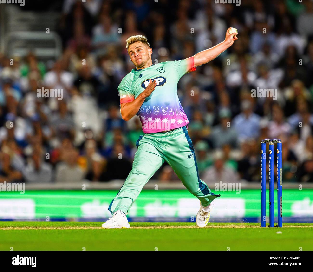 LONDON, UNITED KINGDOM. 15 August, 23. Sam Curran of Oval Invincibles ...