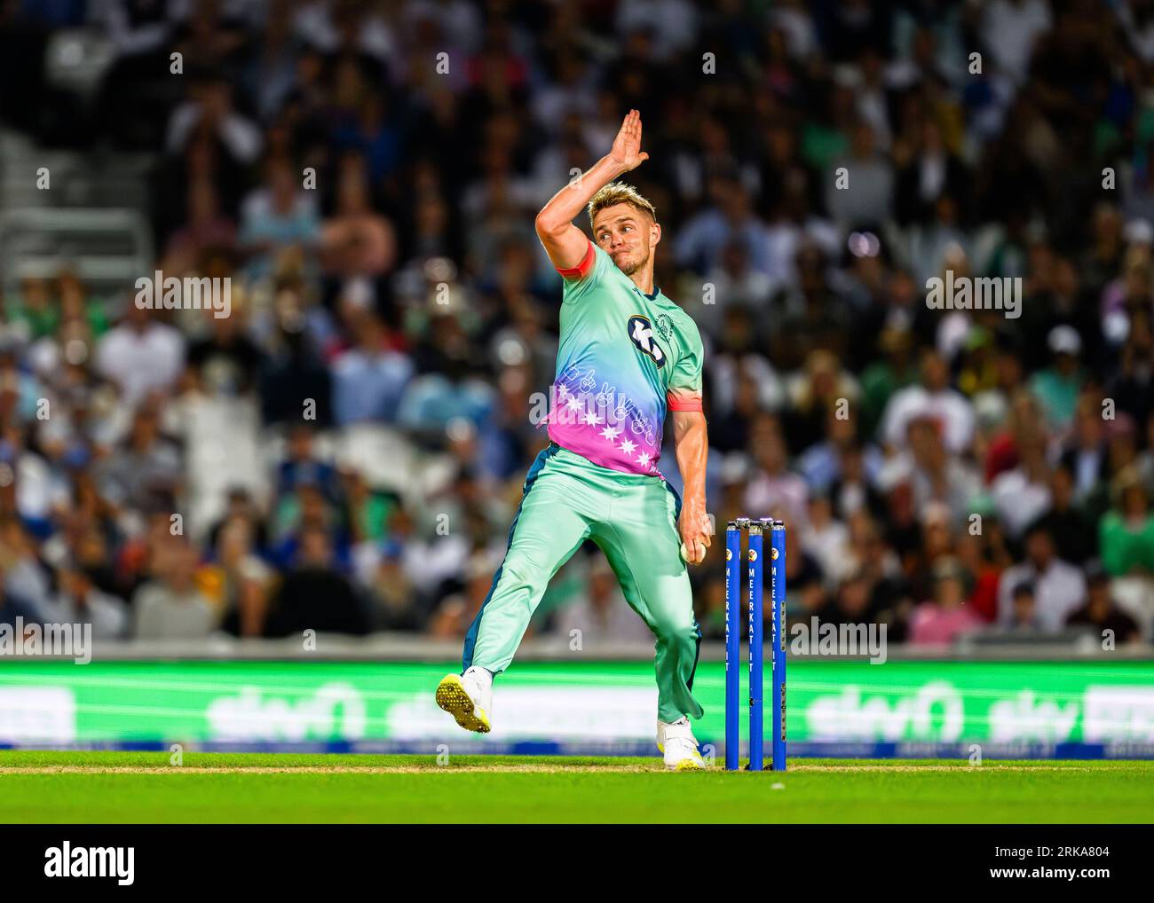 LONDON, UNITED KINGDOM. 15 August, 23. Sam Curran of Oval Invincibles ...