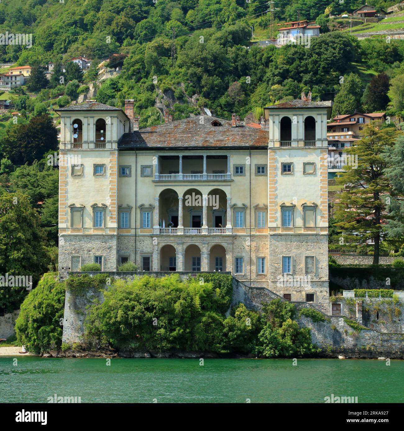 Palazzo Gallio, Gravedona, Lake Como (Lago di Como), Italy Stock Photo ... Palazzo Gallio, Gravedona, Lake Como (Lago di Como), Italy Stock Photo ...