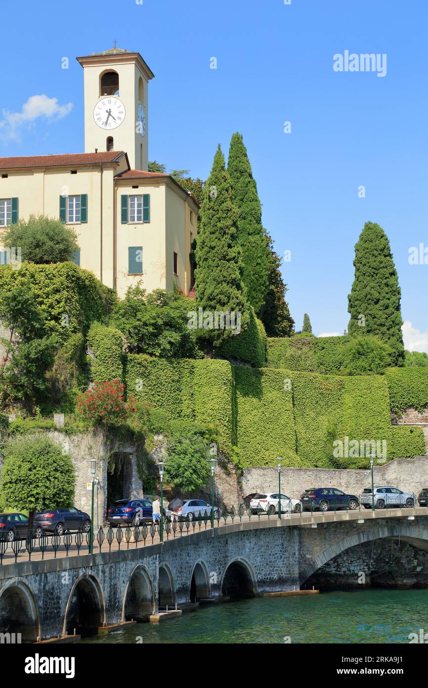 Palazzo Gallio, Gravedona town, Lake Como (Lago di Como), Italy Stock ... Palazzo Gallio, Gravedona town, Lake Como (Lago di Como), Italy Stock ...