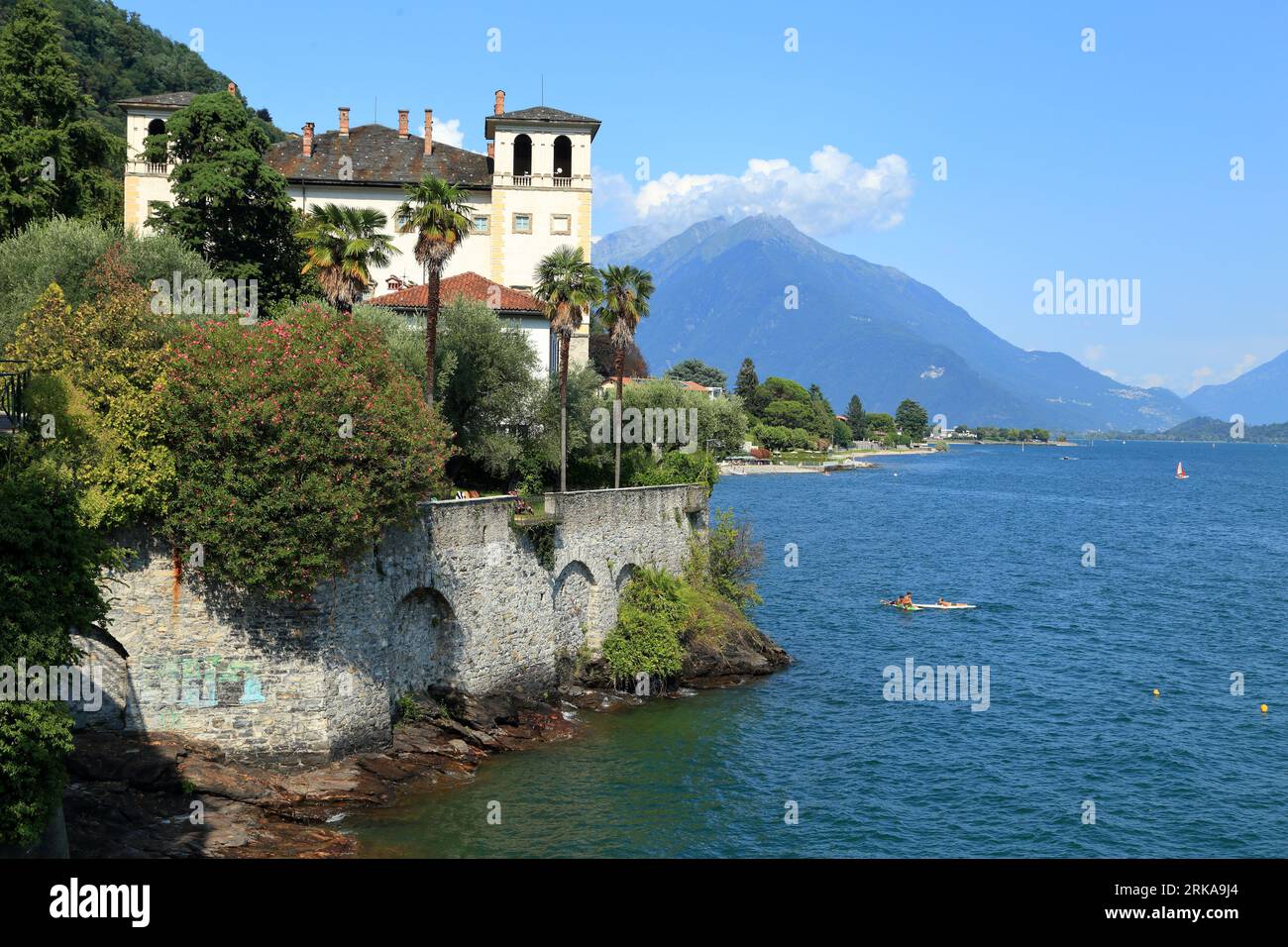 Palazzo Gallio, Gravedona town, Lake Como (Lago di Como), Italy Stock ... Palazzo Gallio, Gravedona town, Lake Como (Lago di Como), Italy Stock ...