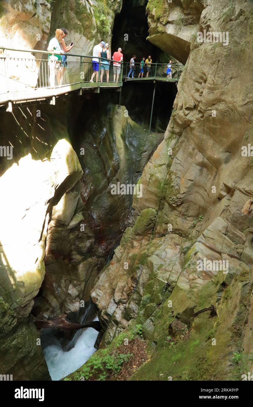 Waterfalls of Bellano, Lake Como (Lago di Como), Italy. Orrido di ...