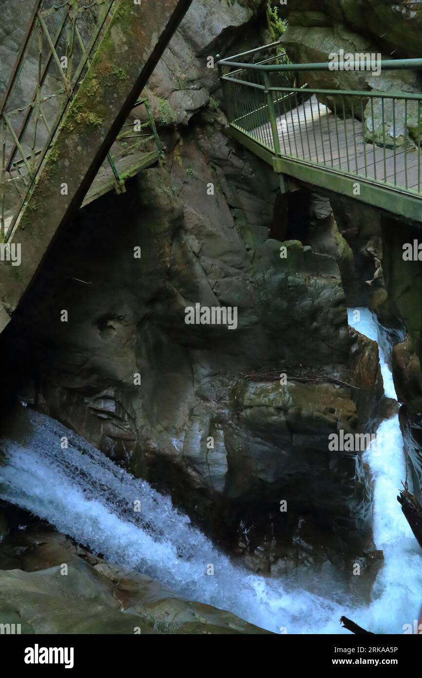 Waterfalls of Bellano, Lake Como (Lago di Como), Italy. Orrido di ...