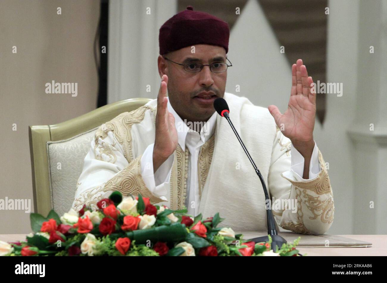 Kadhafi seif al islam hi-res stock photography and images - Alamy