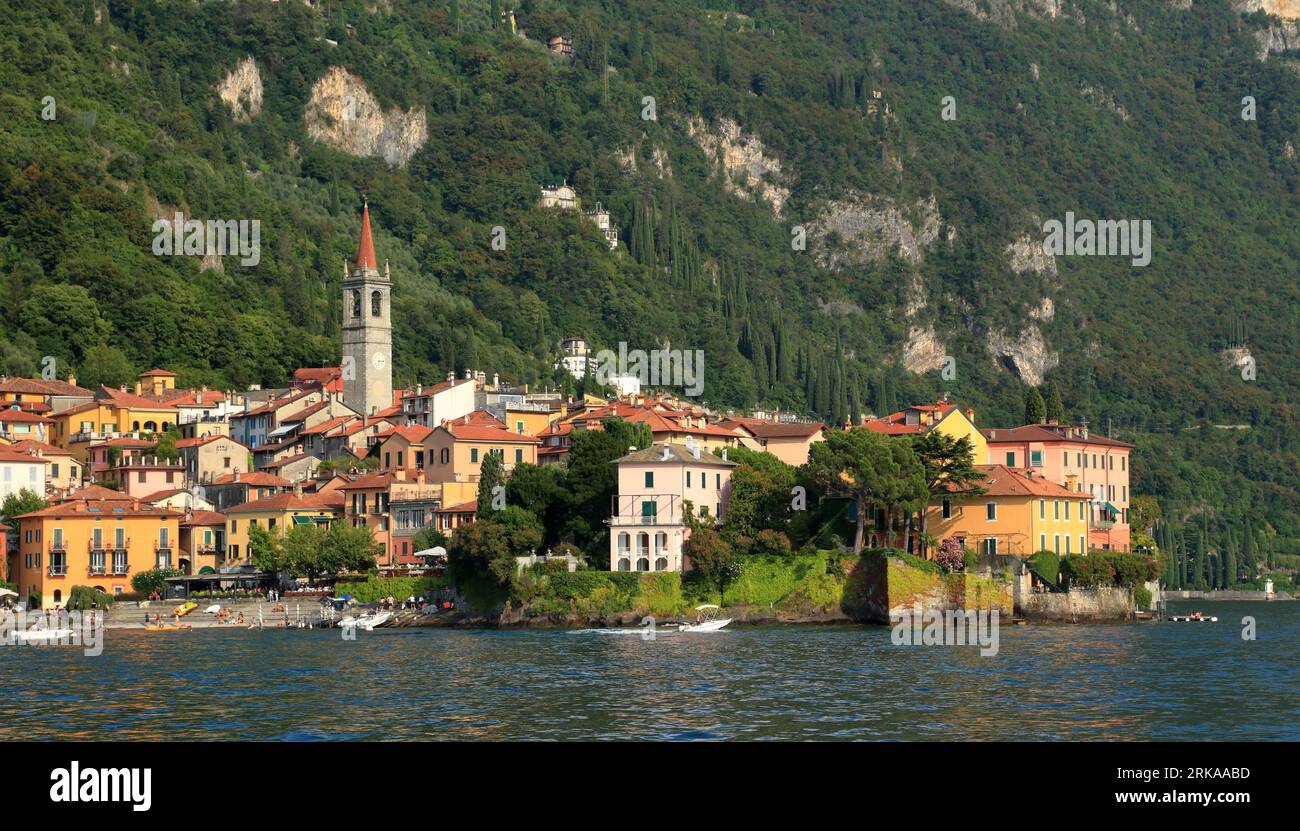 Varenna town, Lake Como (Lago di Como), Italy Stock Photo - Alamy