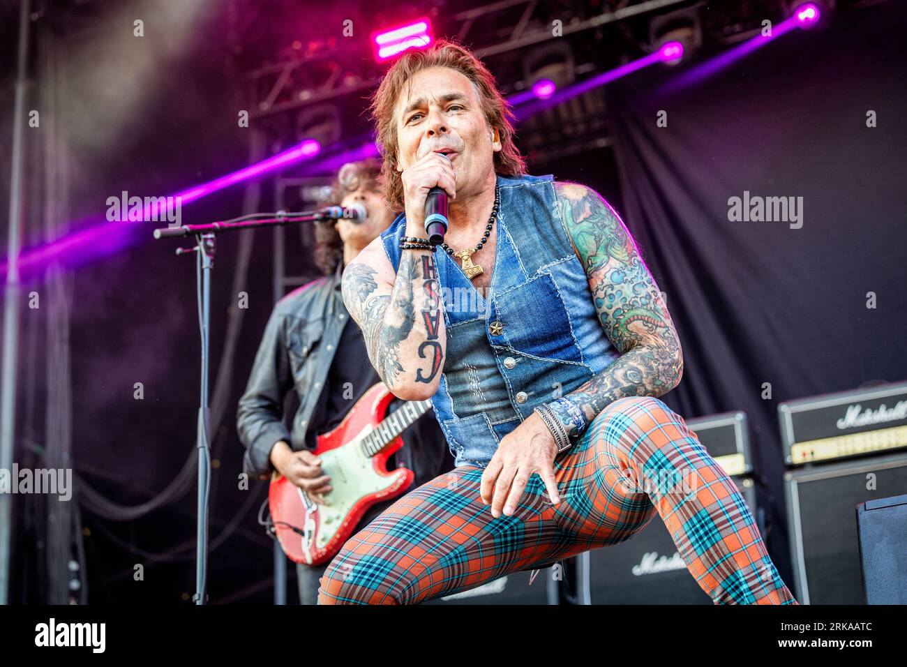 Solvesborg, Sweden. 09th, June 2023. The Danish hard rock musician and ...