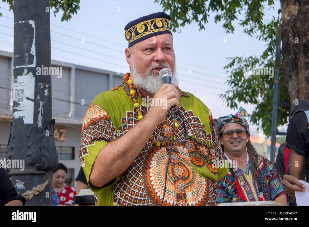 CUIABÁ, MT - 24.08.2023: MOVIMENTOS NEGROS CONTRA A VIOLENCIA - During the day of the Black ...