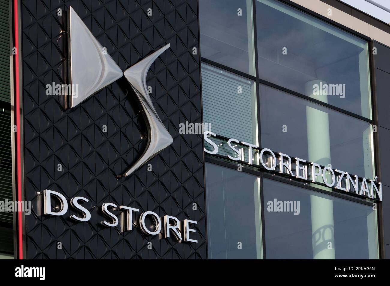 Poznan, Poland - 24 August 2023 DS STORE Automobiles Showroom. French Luxury Car Brand Facade ...