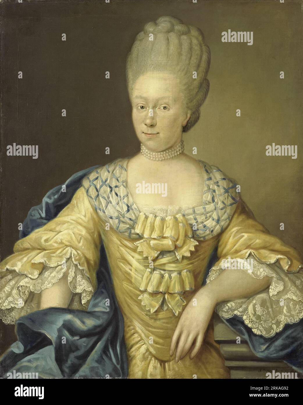 Portrait of Adriana Johanna van Heusden, wife of Johan Arnold Zoutman ...