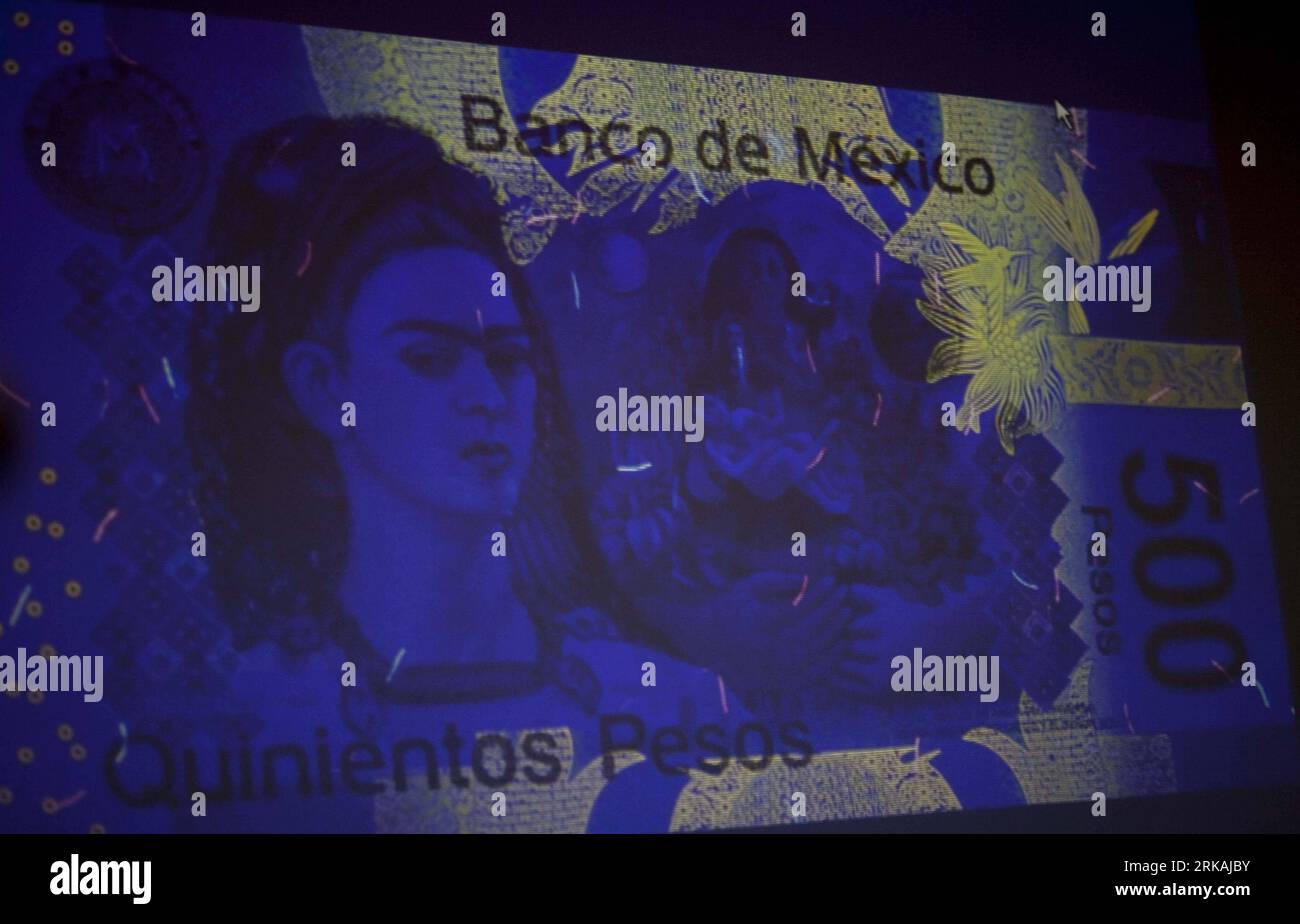 Mexico 500 peso kahlo hi-res stock photography and images - Alamy