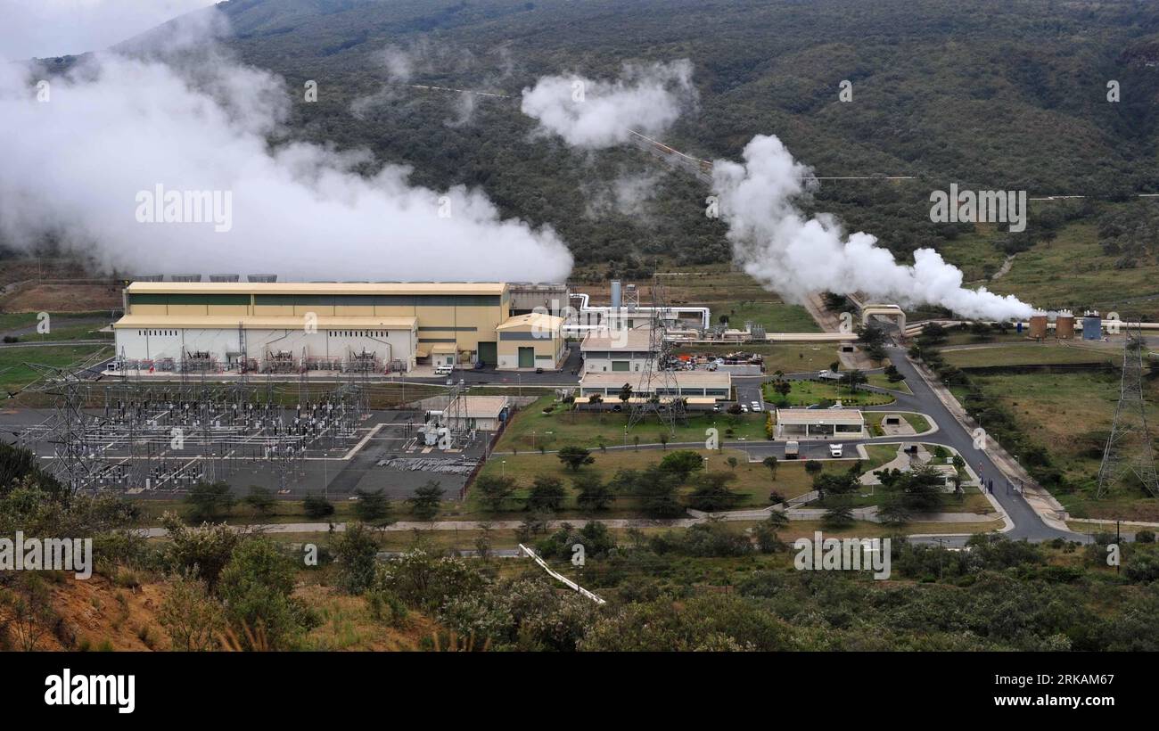 Olkaria geothermal power plant hi-res stock photography and images - Alamy