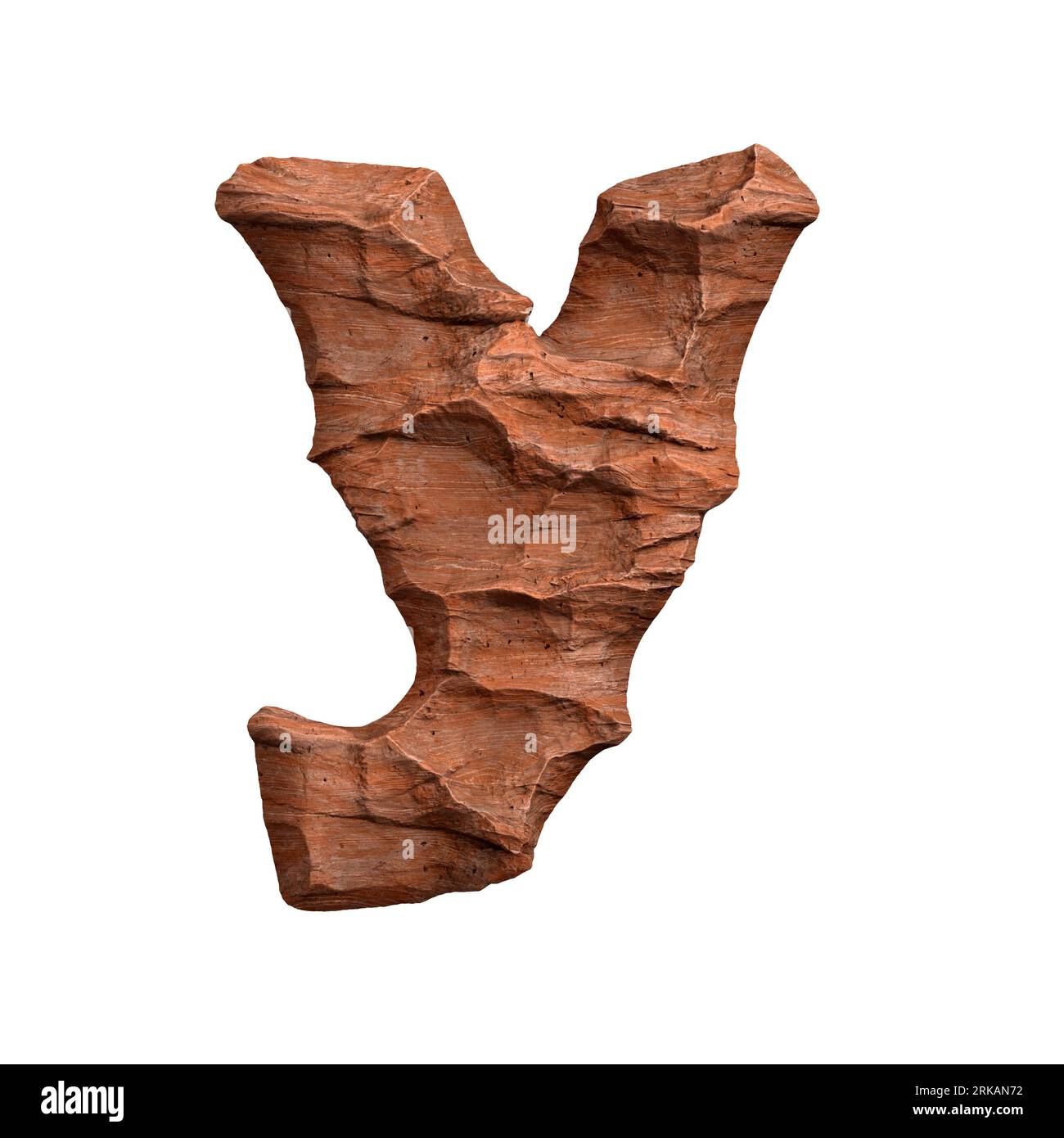 Stone font letter y 3d hi-res stock photography and images - Alamy