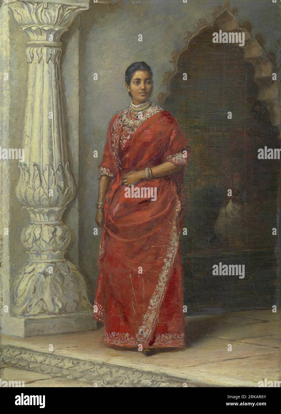 The Maharani of Cooch Behar 1887 by Sydney Prior Hall Stock Photo - Alamy