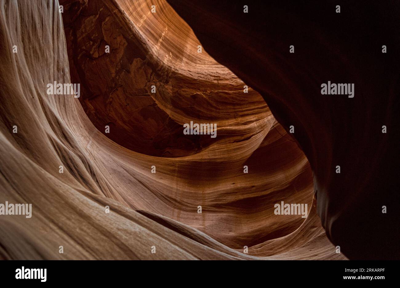 Slot Canyon in Page, Arizona is on Indian land and requires a tour ...