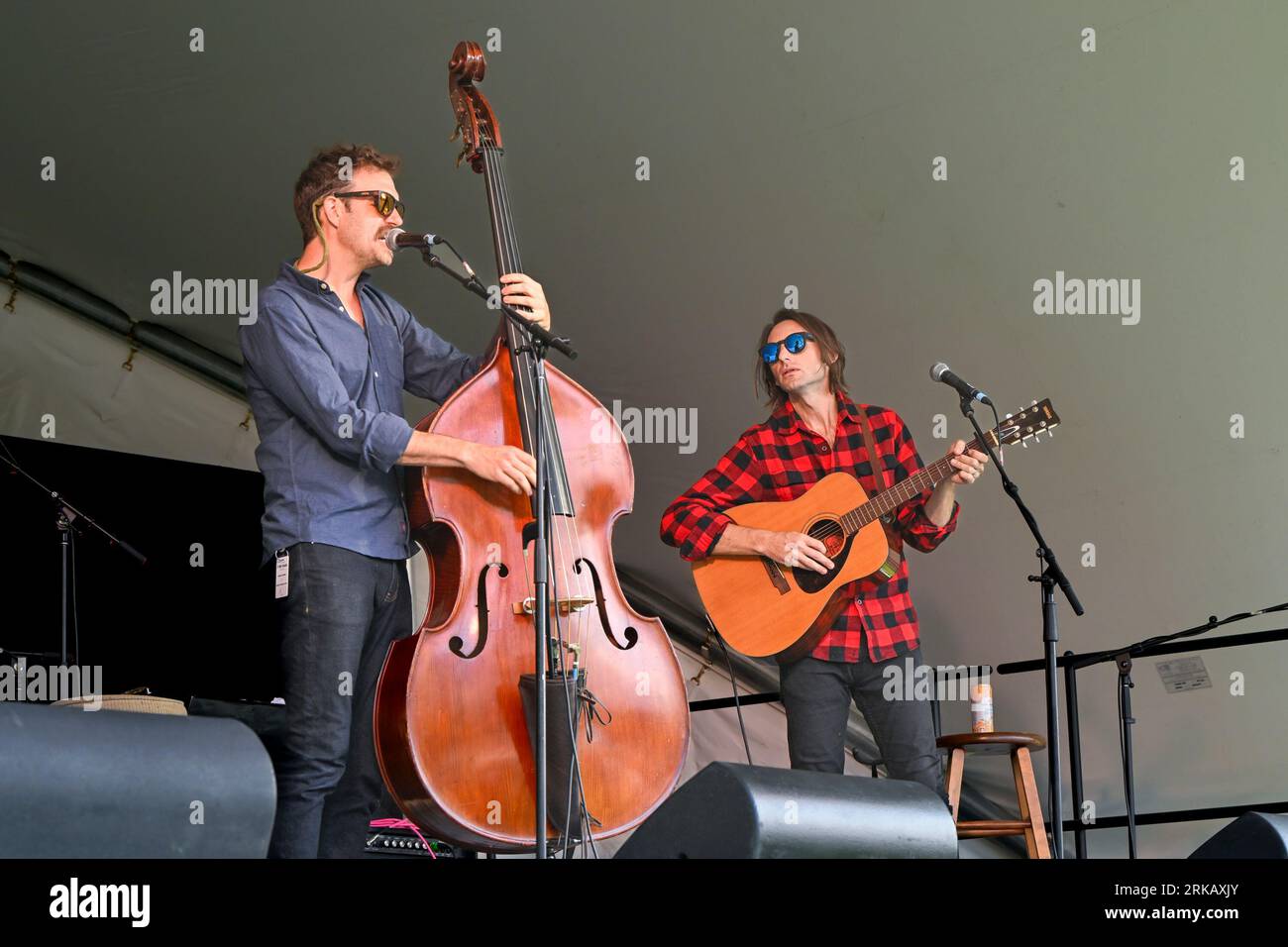 Daniel Kimbro, Sam Lewis, Canmore Folk Music Festival, Canmore, Alberta ...
