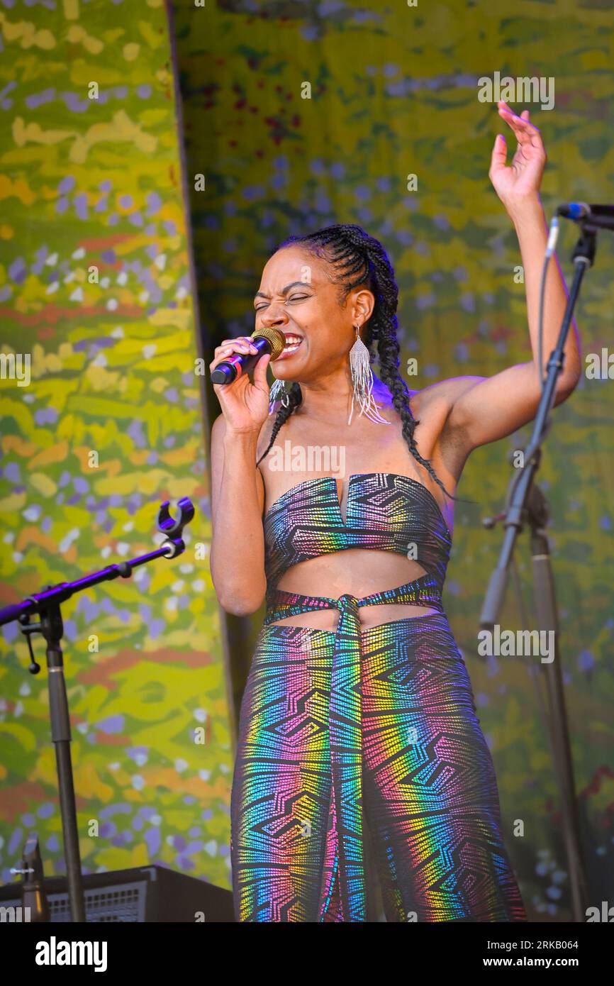Allison Russell, Canmore Folk Music Festival, Canmore, Alberta, Canada ...