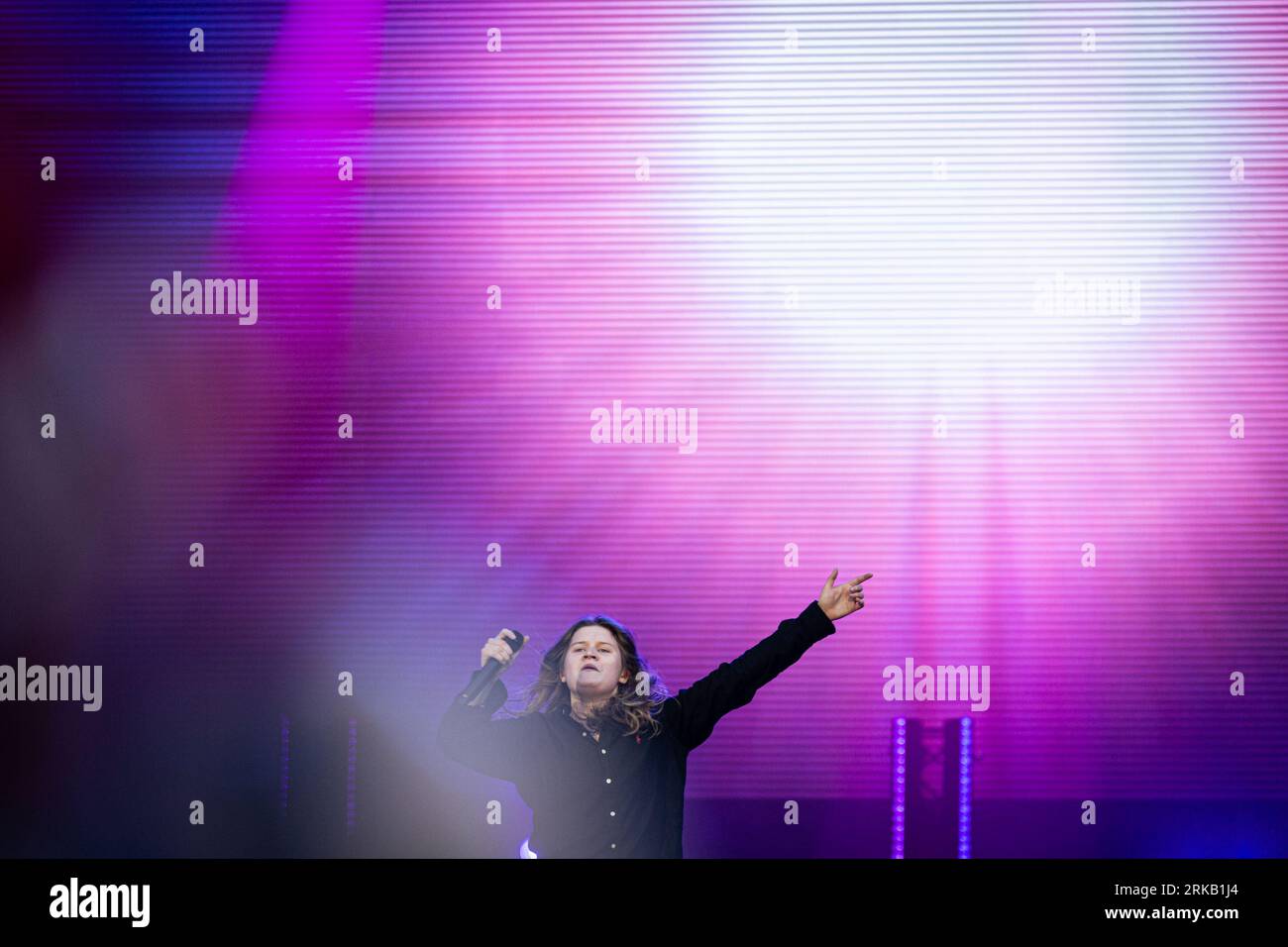 Marie Ulven Ringheim, known as Girl in Red, performs during the live ...
