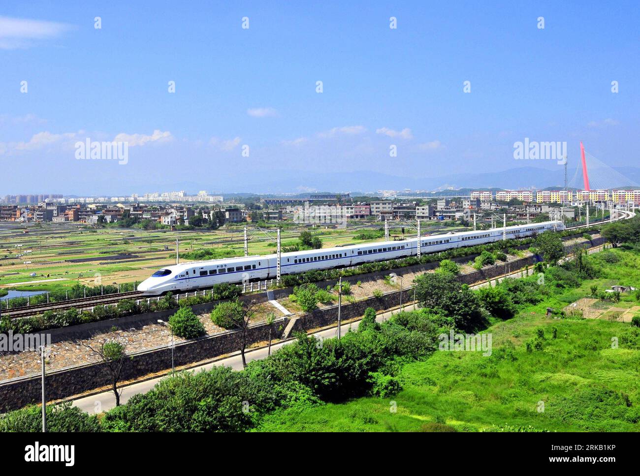 Train china railway high speed crh runs hi-res stock photography and ...