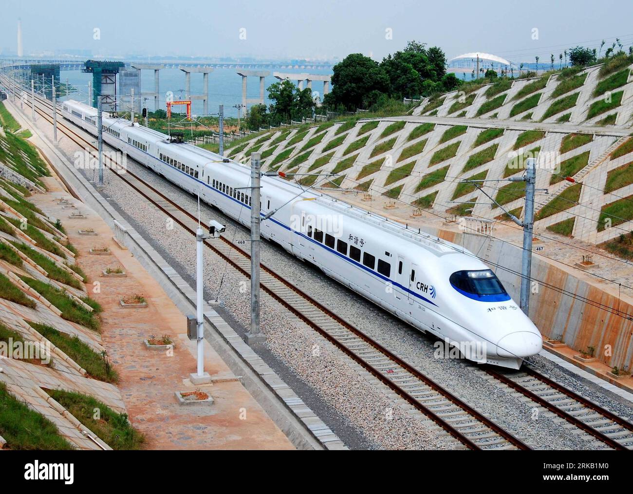 Train china railway high speed crh runs hi-res stock photography and ...