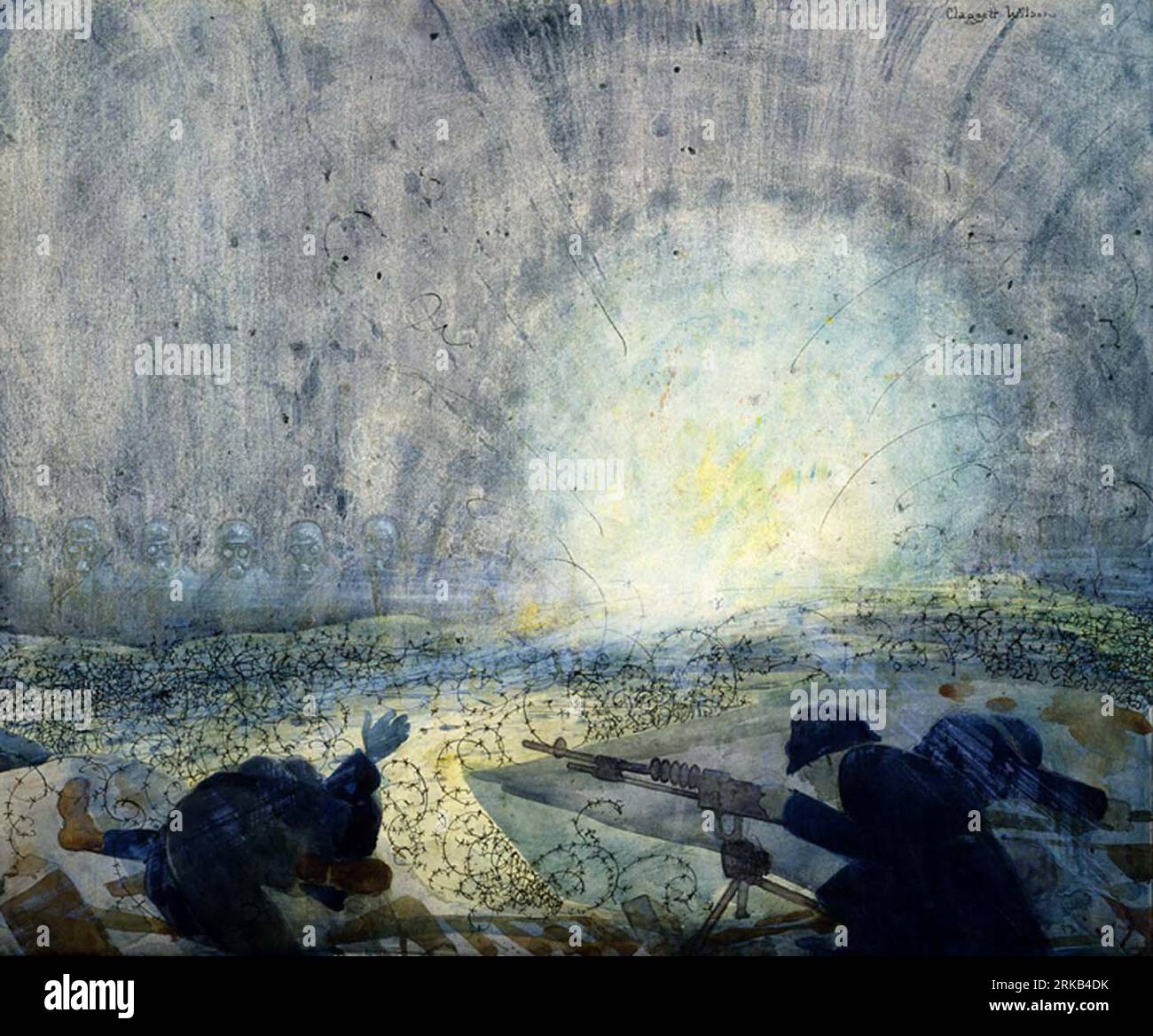 Symphony of Terror circa 1919 by Claggett Wilson Stock Photo - Alamy