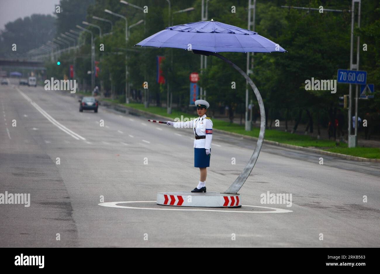 Traffic police in pyongyang hi-res stock photography and images - Alamy