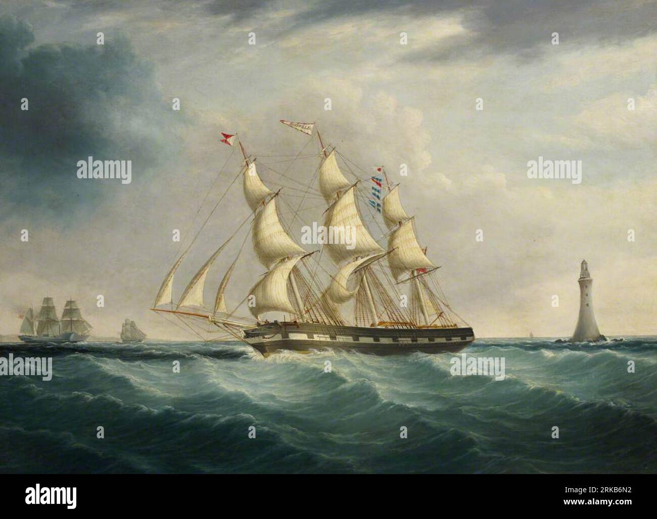 Eddystone lighthouse painting hi-res stock photography and images - Alamy