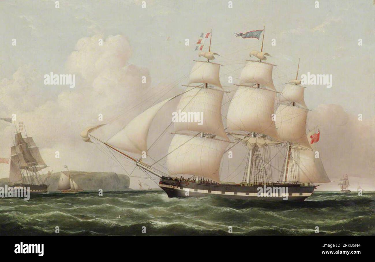 The ship Abbotsford by Joseph Heard Stock Photo - Alamy