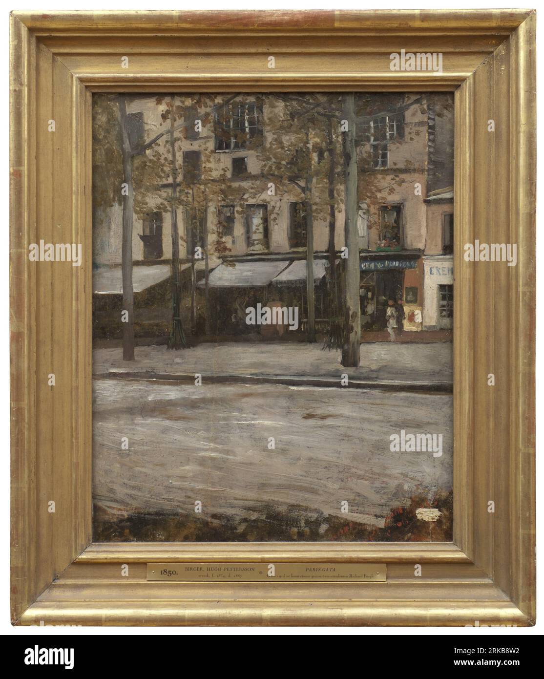 A Street in Paris. Study from Montmartre Unknown date by Hugo Birger ...